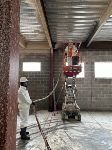 Why We Use CAFCO 300 AC Fireproofing | Nettles Construction