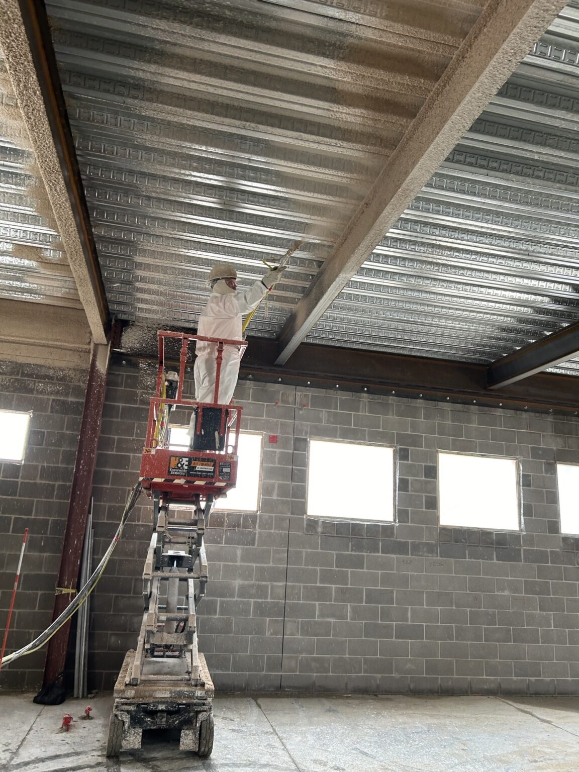 Why We Use CAFCO 300 AC Fireproofing | Nettles Construction
