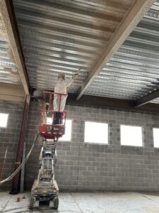 Why We Use CAFCO 300 AC Fireproofing | Nettles Construction